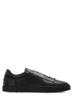 TOD`S Tod's Sleek Leather Sneakers - Black