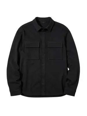 THOM KROM Stretch Cotton Shirt - Black