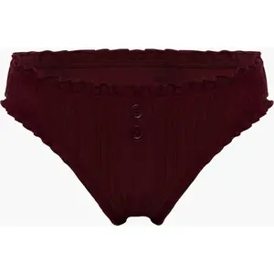 ODDLI Bloomer Bikini Bottom - Maroon