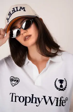 BRIDEMERCH Brdemerch Wifey Collegiate Trucker Hat