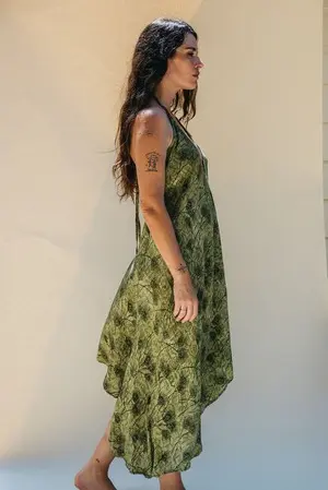 SUN CHILD Classic Silk Dress Carly