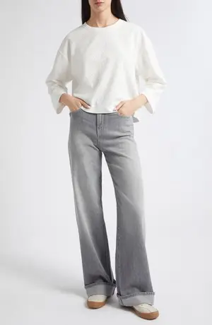 Emporio Armani Crewneck Chevron Jacquard Sweater