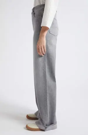 Emporio Armani Wide Leg Denim Pants