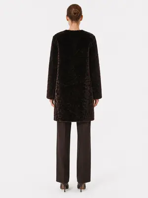 MINE BILGI Vivage Reversible Shearling Coat