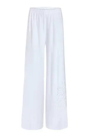 BRIDEMERCH Terry Bride Wide Leg Pants