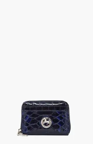 CAVALINHO Gallop 275 Patent Leather Card Holder - Navy
