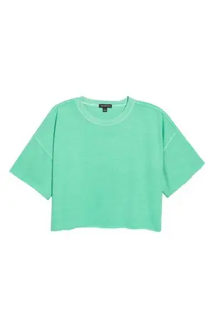 Beyond Yoga Cropped T-shirt With Raw Hem