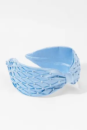 HAIR DRAMA CO. Pin Tuck Knotted Headband
