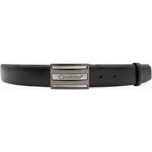 CAVALINHO Gentleman 515 Smooth Leather Belt - Black