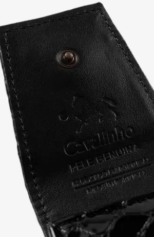 CAVALINHO Gallop 270 Patent Leather Cosmetic Pencil Holders - Black