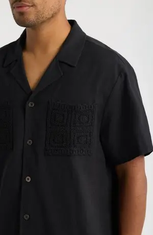 CHE Ingo Cotton & Linen Camp Shirt
