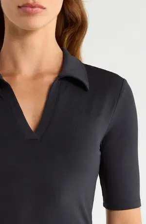 Beyond Yoga Sport Active Polo - Black