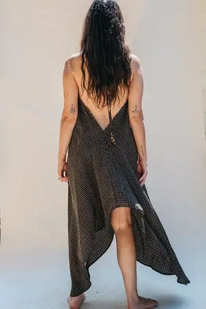 SUN CHILD Classic Silk Dress