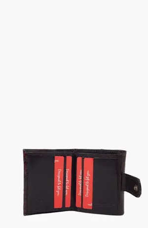 CAVALINHO Gallop 530 Mini Patent Leather Wallet - Brown