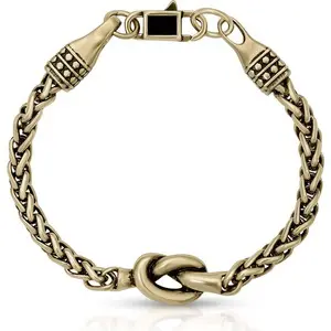 MR. ETTIKA Twisted Titan Bracelet - Brass