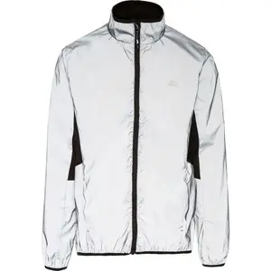 TRESPASS Zig Reflective Active Jacket - Silver Reflective