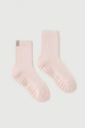 FRAISE Classic Crew Grip Socks - Primrose