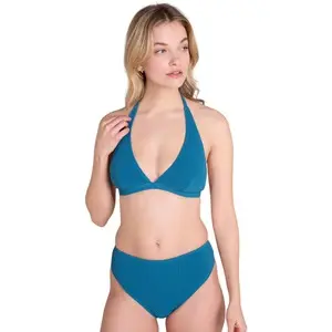 ANIMAL Iona Halter Neck Bikini Top - Teal
