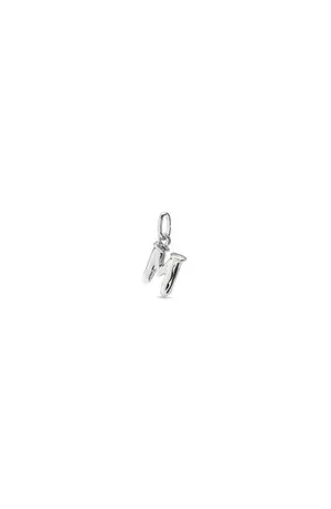 UNODE50 Sterling -plated Letter M Charm