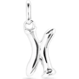 UNODE50 Sterling -plated Letter Charm - Silver