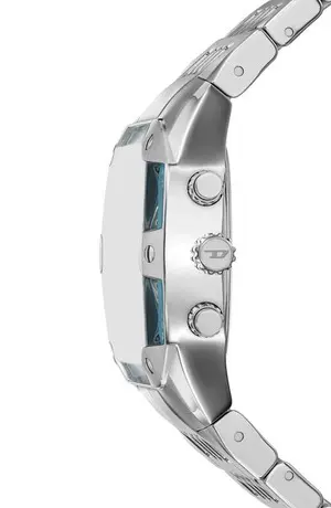 DIESEL® Tone Stainless Steel Chronograph Bracelet Watch - Silver