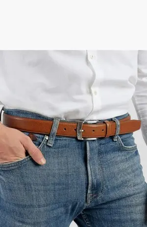 CAVALINHO Classic Leather Belt - Camel Brown