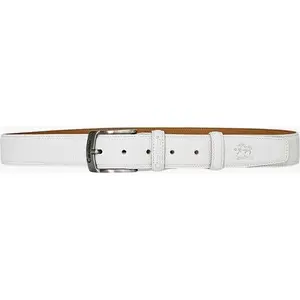 CAVALINHO Classic Leather Belt - White