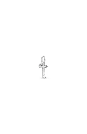 UNODE50 Sterling -plated 't' Charm
