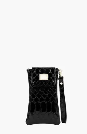 CAVALINHO Gallop 267 Patent Leather Pouch - Black