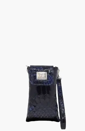 CAVALINHO Gallop 267 Patent Leather Pouch - Navy