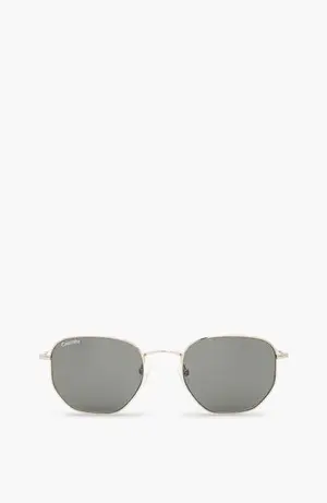 CAVALINHO Octagon Sunglasses With Slim Metal Frame - Gold