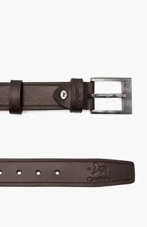 CAVALINHO Gentleman Smooth Leather Belt - Brown