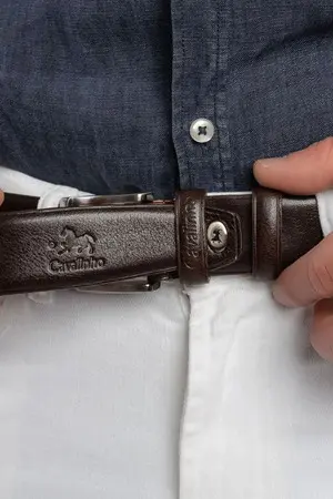 CAVALINHO Gentleman Smooth Leather Belt - Brown