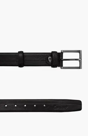 CAVALINHO Classic Embossed Leather Belt