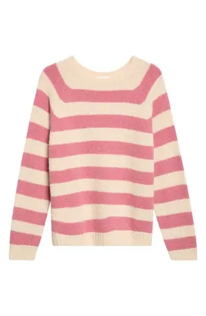 Max Mara Striped Alpaca Blend Crewneck Sweater
