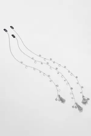 HAIR DRAMA CO. Starlit Tassel Braid Chain