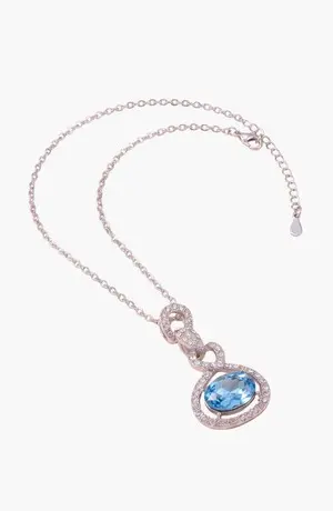 MODENAIRE Crystal Snake Orb Pendant Necklace