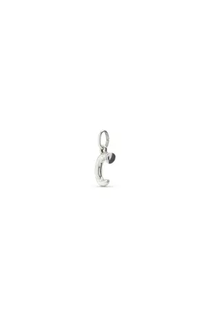 UNODE50 Sterling -plated Letter Charm