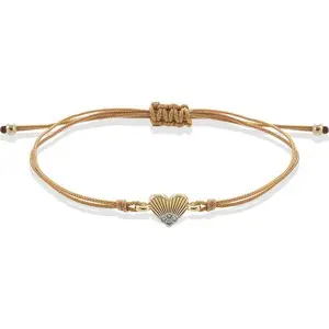 Stella & Dot Lovestruck Bracelet With Heart Charm - Gold