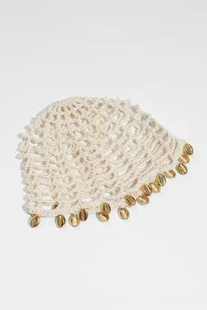 HAIR DRAMA CO. Coastal Halo Crochet Beanie