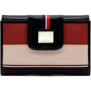 CAVALINHO Unique 204 Wallet - Navy/beige/red