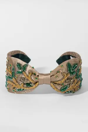 HAIR DRAMA CO. Emerald Vine Headband