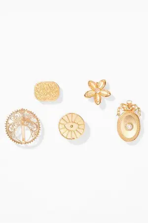 HAIR DRAMA CO. Mohar Bun Hair Pins Set Of 5
