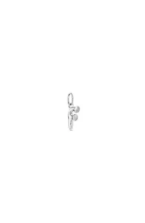 UNODE50 Sterling -plated Letter F Charm