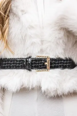 CAVALINHO Gallop 808 Patent Leather Belt With Rhinestone Buckle