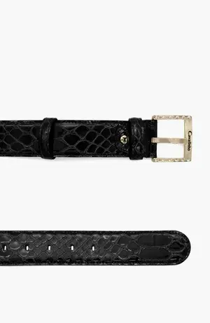 CAVALINHO Gallop 808 Patent Leather Belt With Rhinestone Buckle
