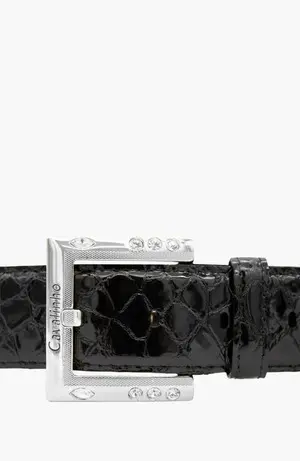 CAVALINHO Gallop 810 Patent Leather Belt - Black