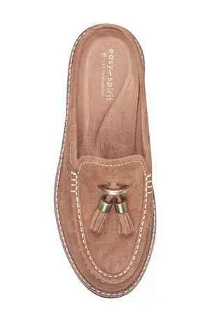 Easy Spirit Zarina Loafer Mule - Medium Brown