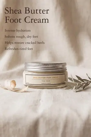 HOMEMADE AROMATERAPI Shea Butter Tea Tree Hydrating Soothing Foot