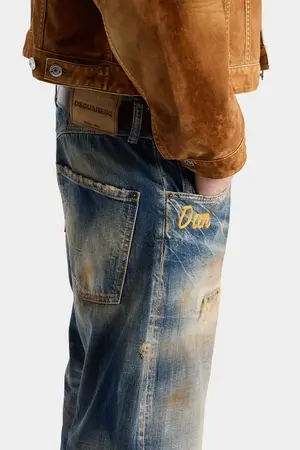 Dsquared2 Dark Sandy Burnt Embellished Jeans